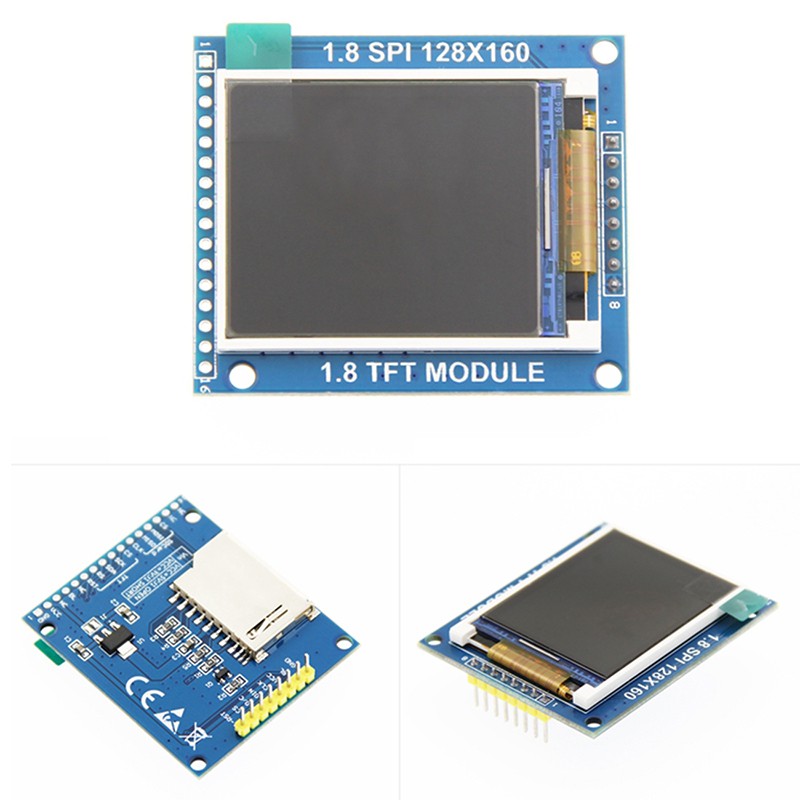 1.8 Inch 128*160 Serial SPI TFT LCD Module Display + PCB Adapter Power IC SD Socket for Arduino ...