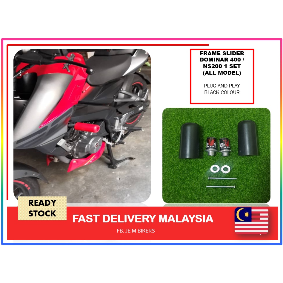 FRAME SLIDER DOMINAR 400 / NS200 / NS160 1 SET | Shopee Philippines
