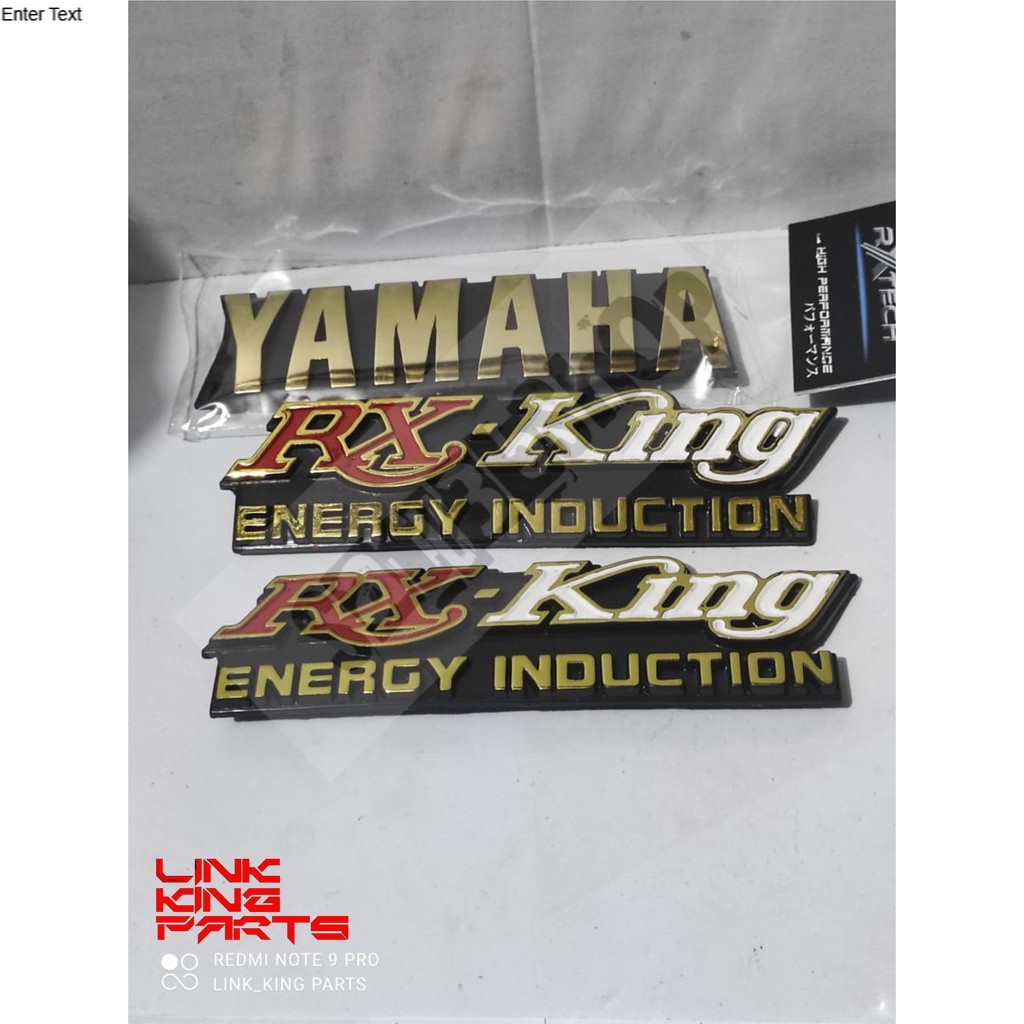 MERAH PUTIH Yamaha Tank EMBLEM PLUS RX KING EMBLEM SET Red And White ...