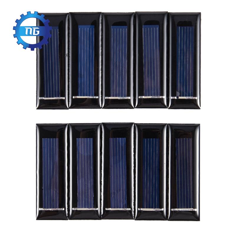 10Pcs Mini Solar Panel New 0.5V 100mA Solar Cells Photovoltaic panels ...