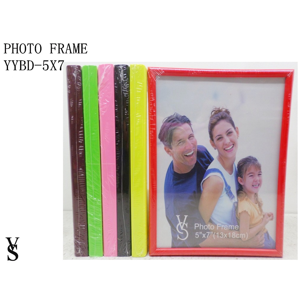 PHOTO FRAME COLORED 5R 5x7 inches (YYBD-5x7) | Shopee Philippines