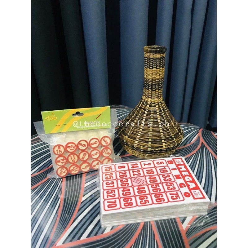 NITO BINGO SET (100 pcs Cards, 75 Number chips and Nito Shaker ...