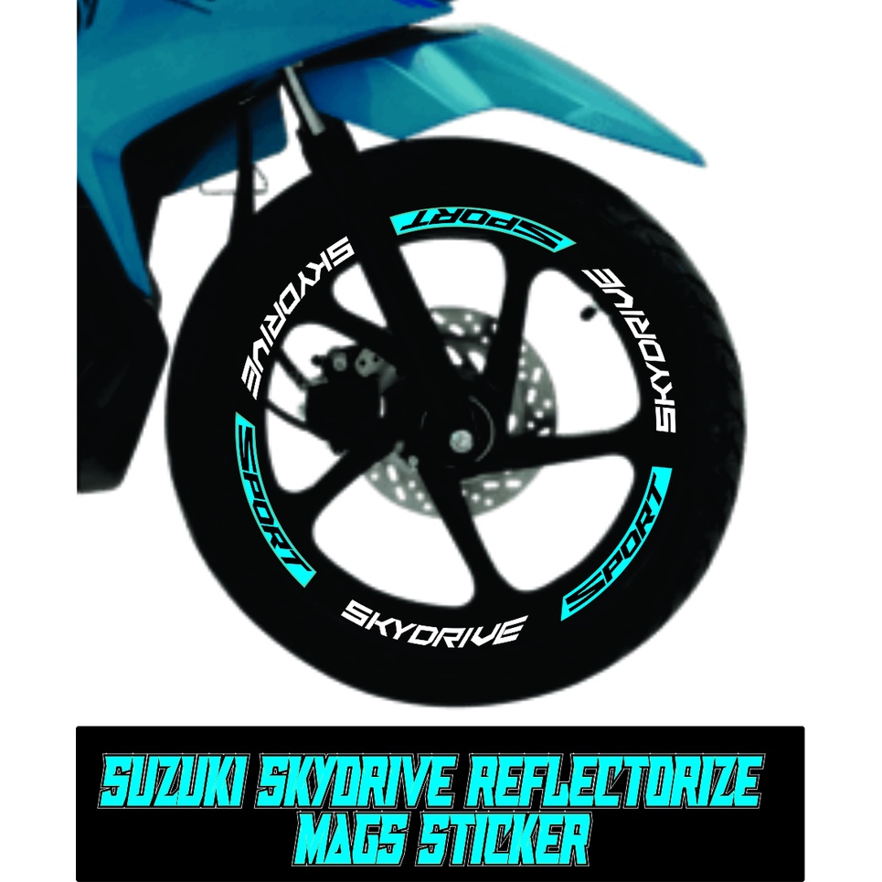 Suzuki skydrive Mags Sticker Reflectorize | Shopee Philippines