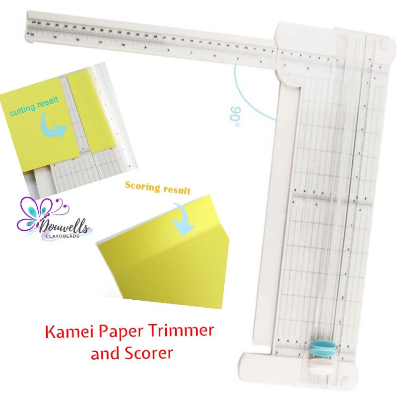 Kamei Paper Trimmer and Scorer / Embosser 3"x12" Paper Cutter and ...