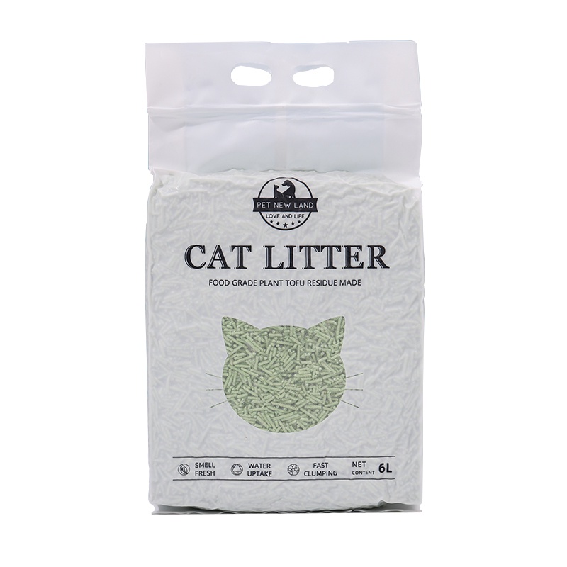 Tofu Cat Litter sand 6L Flushable Cat Sand Food Grade Plant Tofu ...