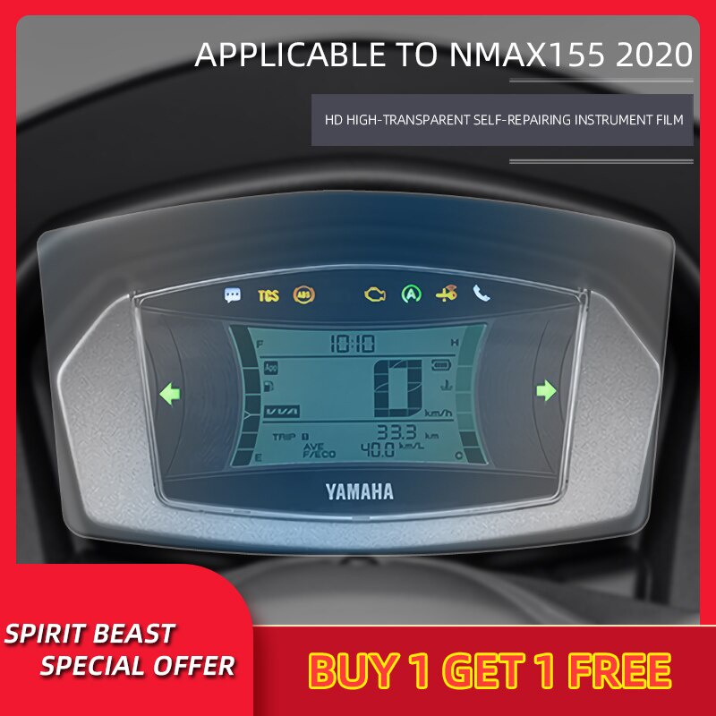Spirit Beast Yamaha 2020 NMAX 155 Motorcycle speedometer Scratch TPU ...
