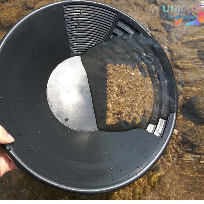380mm Plastic Gold Panning Pan Nugget Mining Prospecting Large Capacity River Tool Wash Gold ...