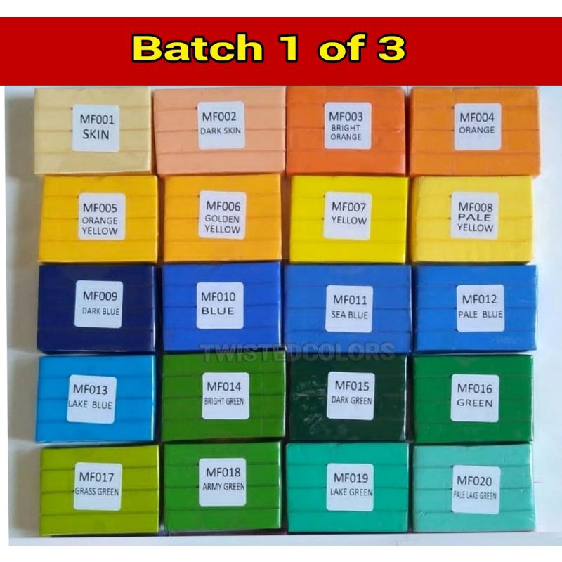 Polymer Clay 120 Grams (Batch 1 of 3) Oven Bake Clay Diy | Shopee ...