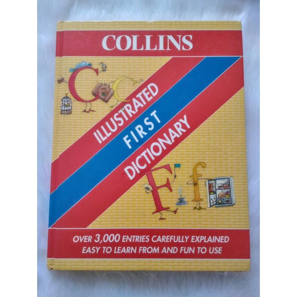 Pre loved, Collins illustrated First Dictionary | Shopee Philippines