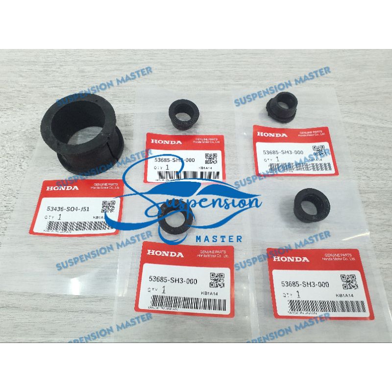 5 IN 1 SET - STEERING RACK RUBBER /BUSH SET - HONDA CIVIC EG SR3 SR4 ...