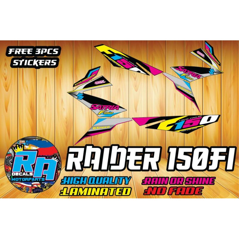 Raider 150 FI Thai Look Decals | Shopee Philippines