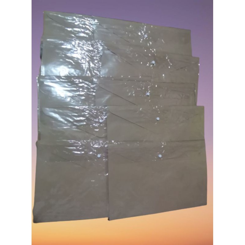 Long Plastic Envelope with Brown Envelope 1Pack 10pcs | Shopee Philippines
