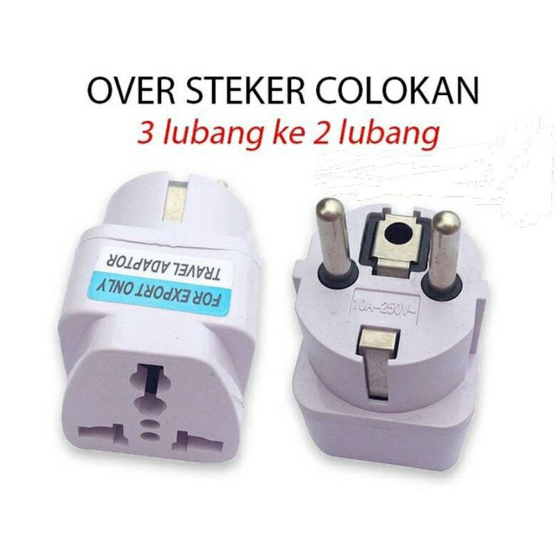 Over Plug 3-leg Plug Connection Indonesian Standard adapter Plug ...