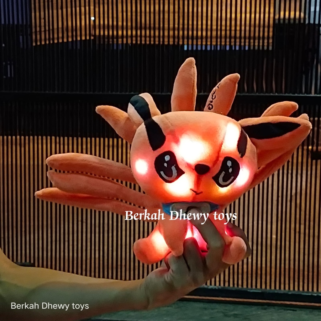 Kurama Character Doll LED Kurama Doll Cute Doll LED Doll 25cm | Shopee ...