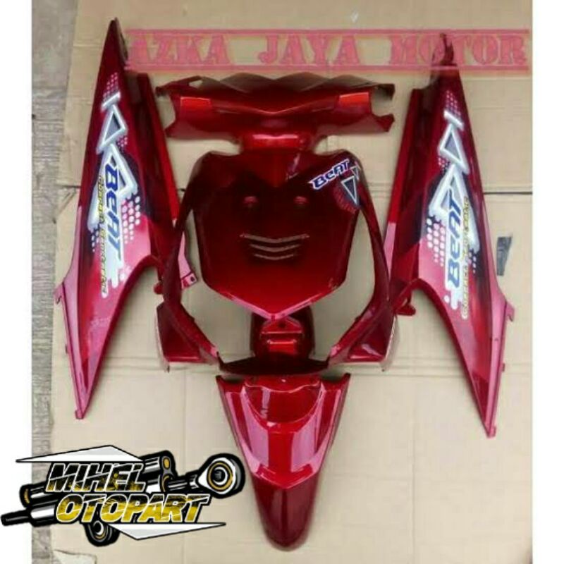 Cover full body Smooth honda beat karbu merah | Shopee Philippines