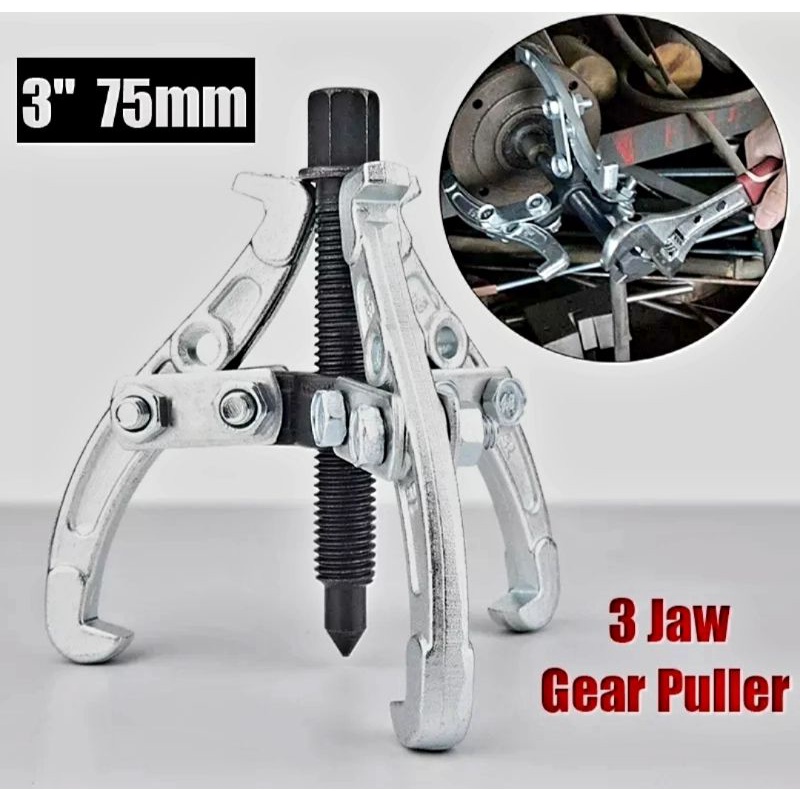 Heavy-duty 3 Jaw Gear Puller Removal Tools for Slide Gears, Pulley, and ...