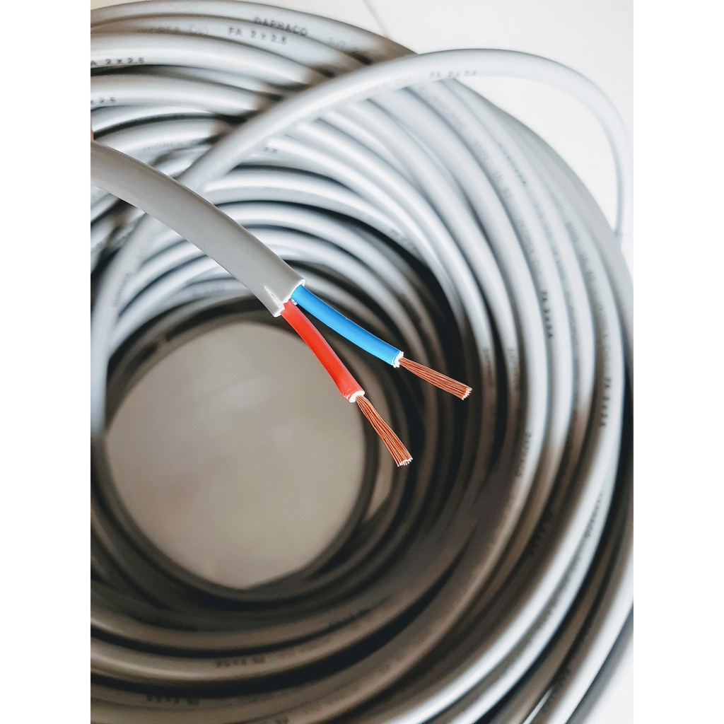 DAPHACO 2-layer soft double wire, cross-section FA wire 2x1.0; 2x1.5 ...