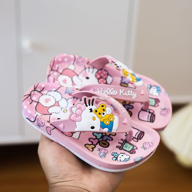 Bagong Flip-Flops Ice Princess Pambata Mickey Mouse Tsinelas Non-slip ...