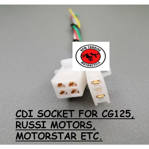 CDI Socket for CG125, Rusi, Motorstar, Lifan | Shopee Philippines