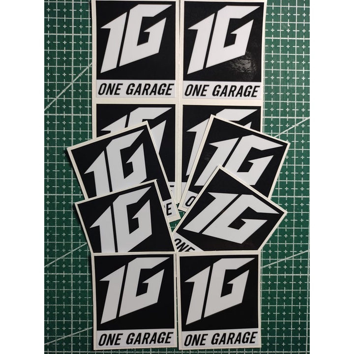 1G ONE GARAGE STICKER decals sticker | Shopee Philippines