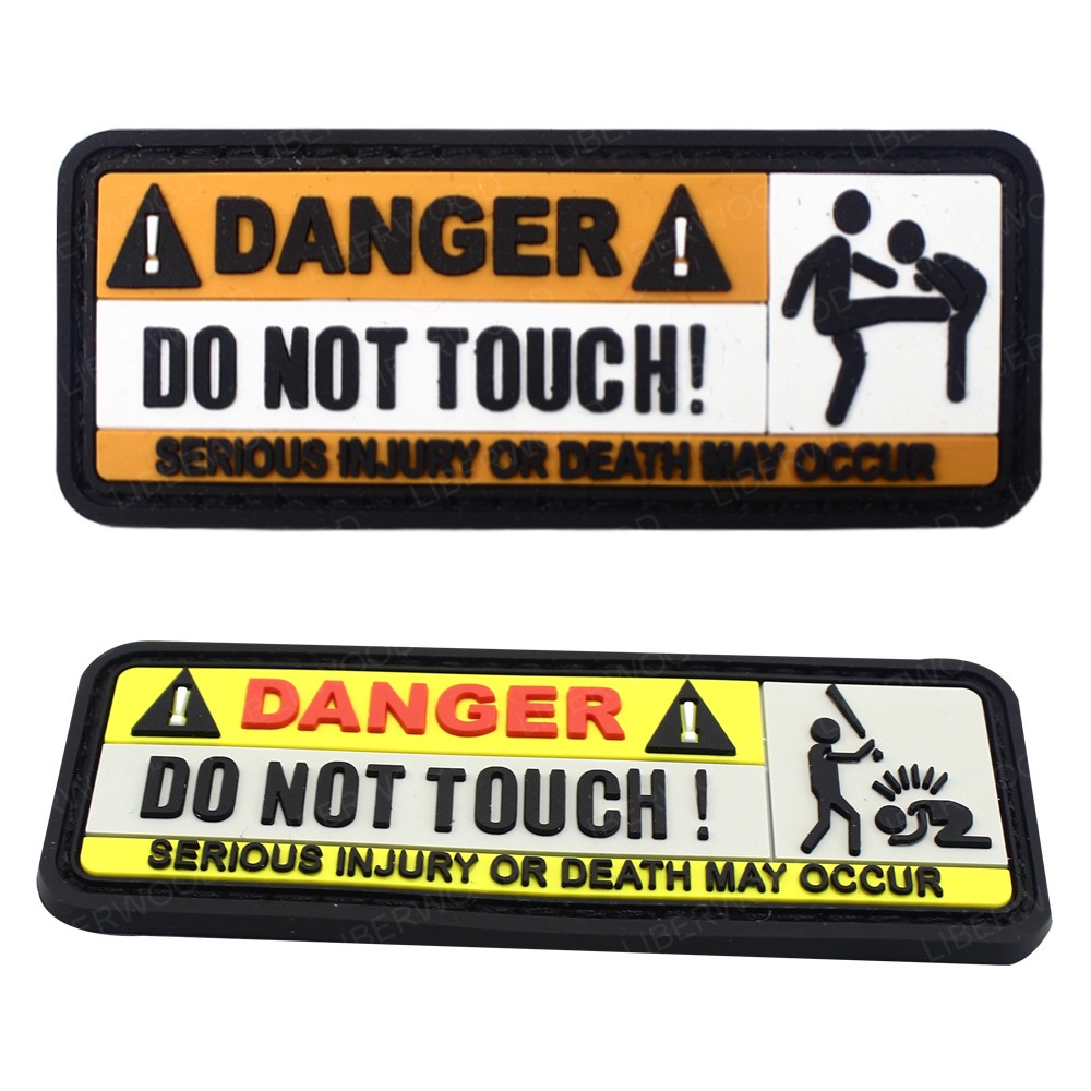 Warning Sign DANGER DO NOT TOUCH SERIOUS INJURY OR DEATH MAY OCCUR PVC ...