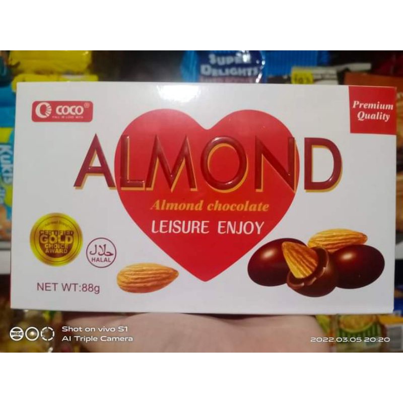 ALMOND CHOCOLATE 88g | Shopee Philippines