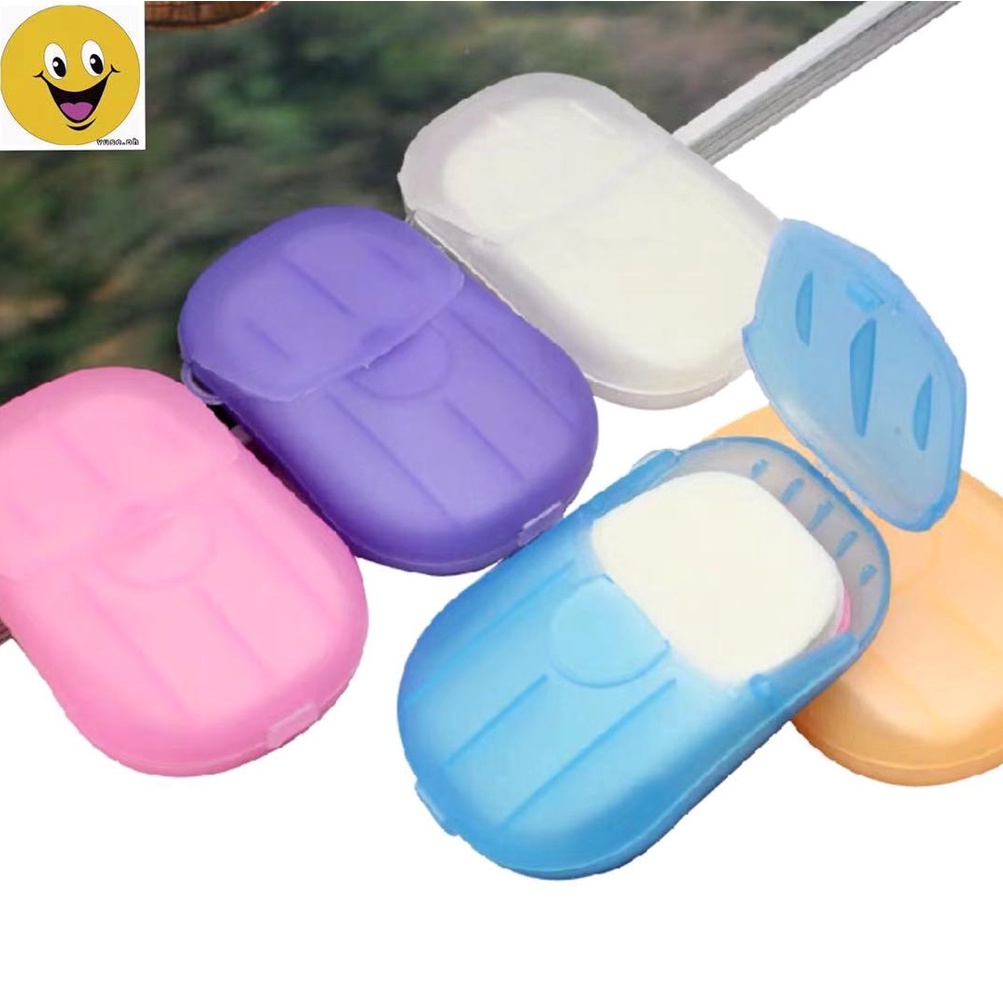 ZH268 (5pcs/pack )Travel Soap Sheets Traveling soap paper portable hand ...