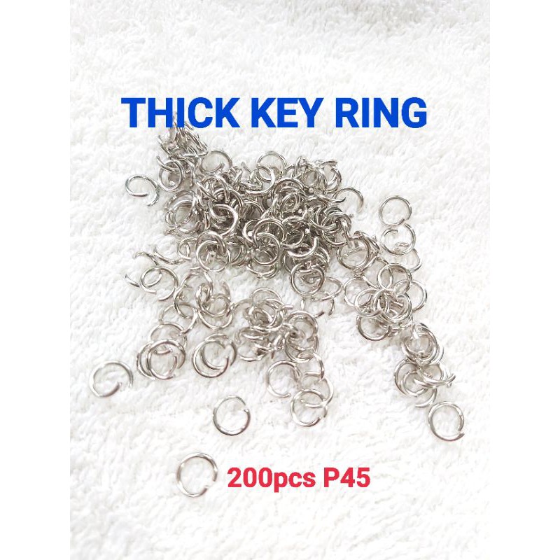 200 PCS 7MM THICK KEY RING | Shopee Philippines