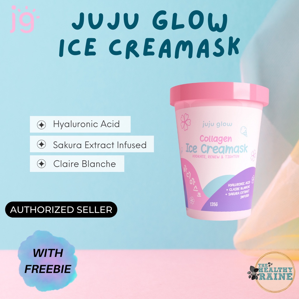 JUJU GLOW Collagen Icecream Mask Ultimate Whitening 10x Anti-Aging ...