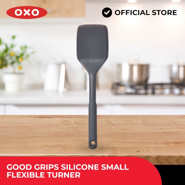 OXO Houseware Good Grips Silicone Small Flexible Turner - Peppercorn ...