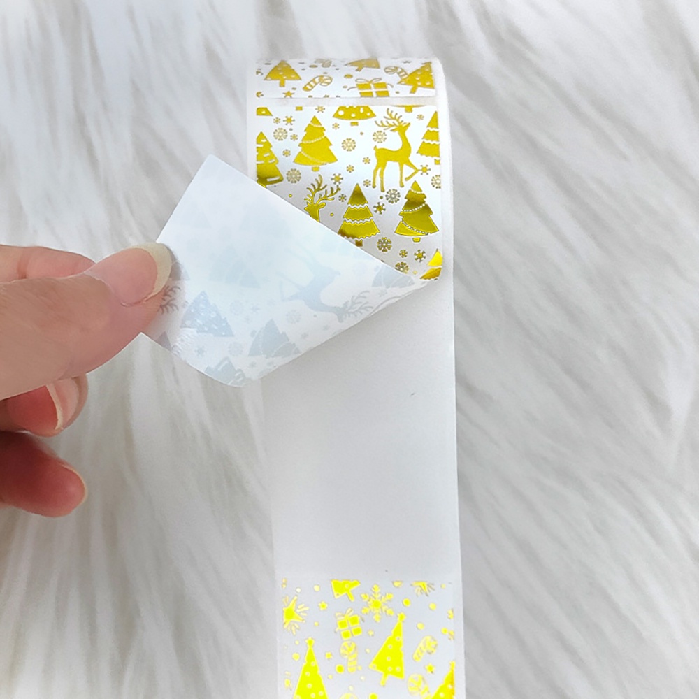 120pcs/roll Merry Christmas Stickers 52*33mm Gift Wrapping Student ...