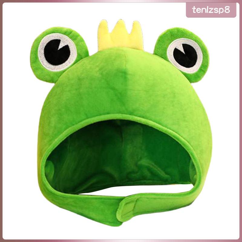 [ Cute Men Women Frog Hat Crochet Hat Costume Beanie Hats Cosplay ...