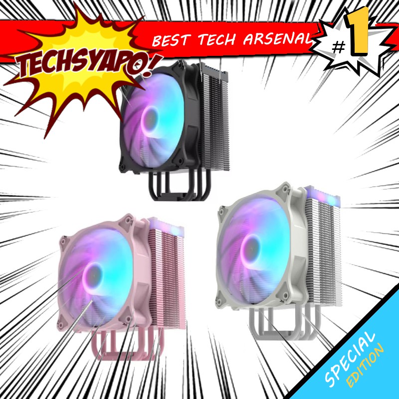DARKFLASH DARKAIR CPU COOLER (BLACK, WHITE, PINK) | Shopee Philippines
