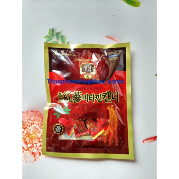 Korean Red Ginseng Vitamin Candy 200g (Korea Red Ginseng Vitamin Candy ...