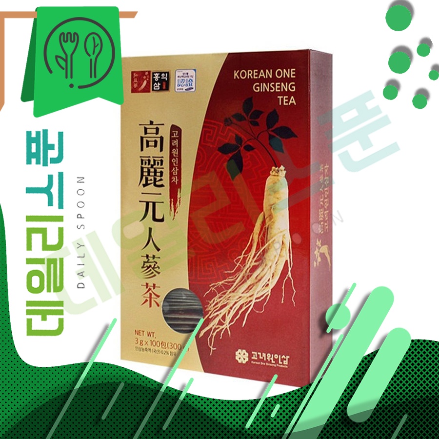 Korean Panax Ginseng Roots Extract Granules Tea 300g (3g X 100 bags ...