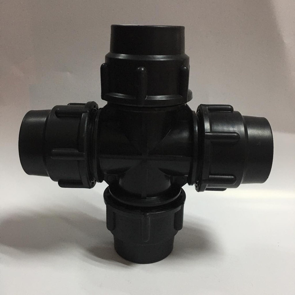 PE COMPRESSION CROSS TEE 40MM 50MM 63MM | Shopee Philippines