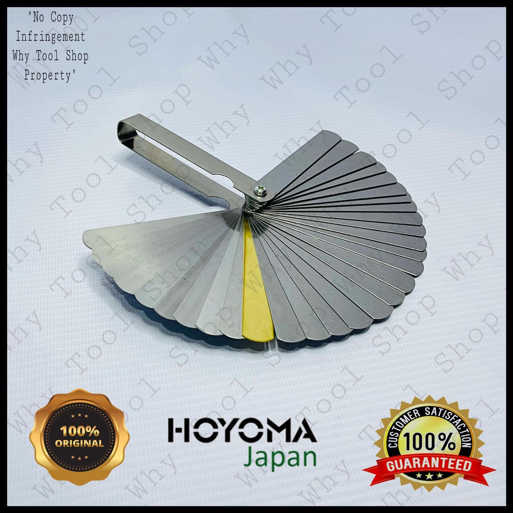why tool shop hoyoma japan 32 blade feeler gauge | Shopee Philippines