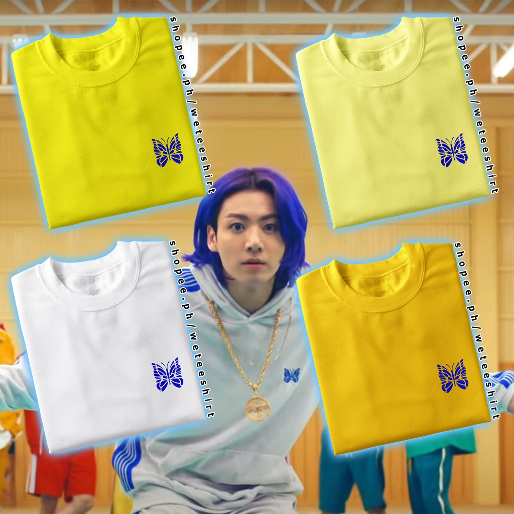KPOP Bangtan Jungkook Butter Inspired Shirt Outfit /Jeon JK Butterfly T ...