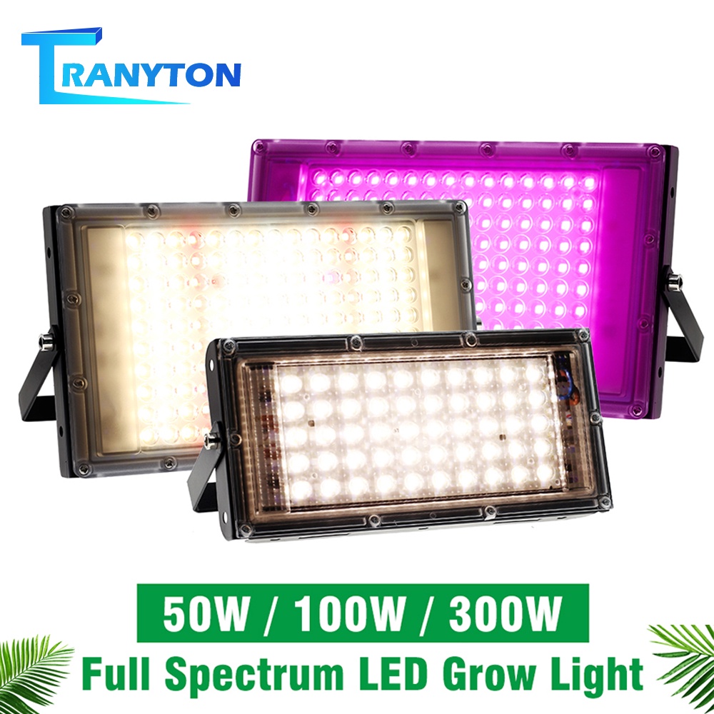 Upgrade LED Grow Light Full Spectrum 50W 100W 300W Plant Light Sunlight ...
