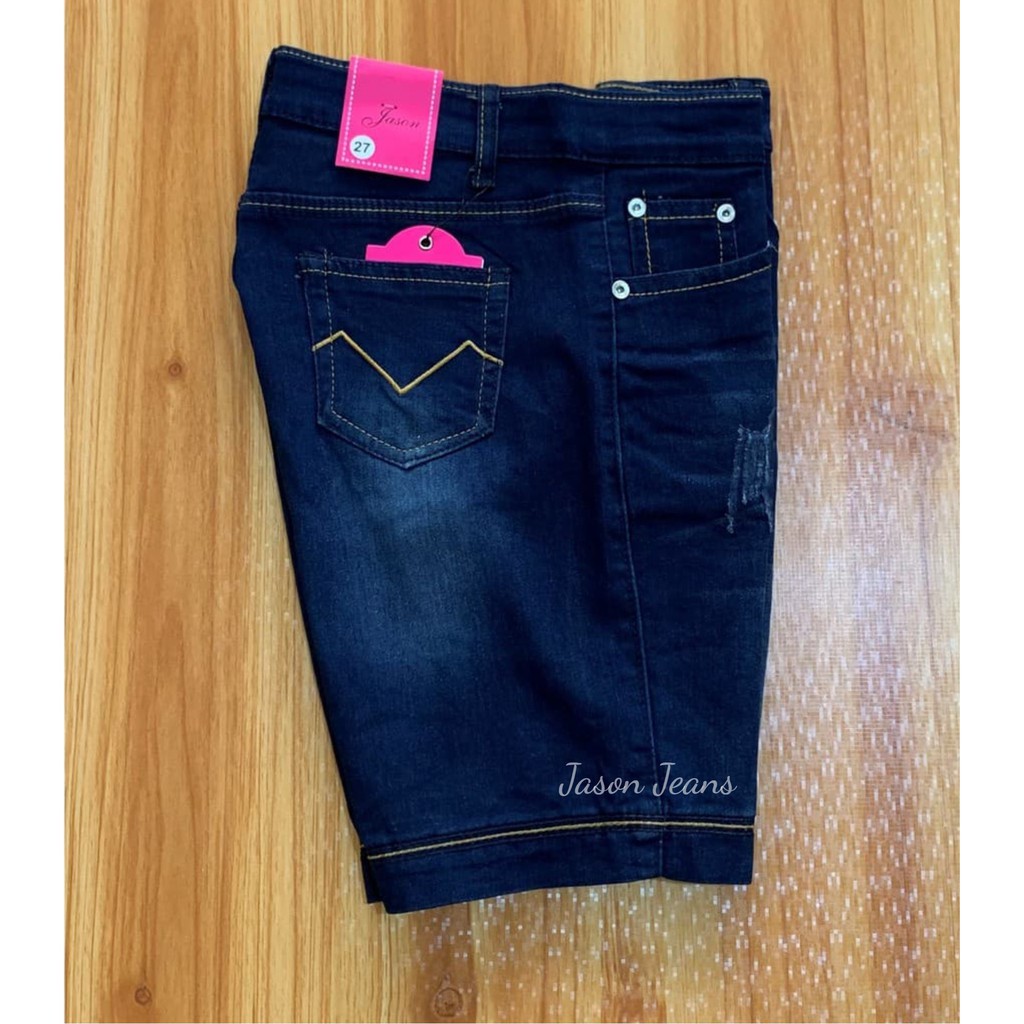 New Korean Fashion Denim Shorts For Women Stretchable tattered Short ...