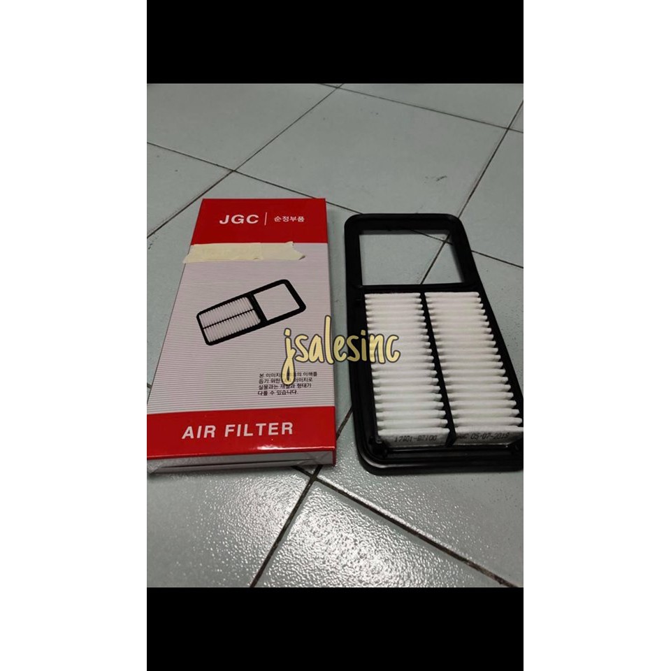 Genuine JGC AIR FILTER for Toyota Wigo 2013-2017 (17801-BZ100) | Shopee ...