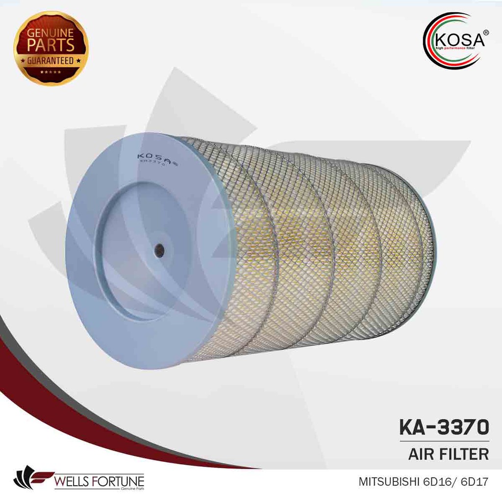 MITSUBISHI 6D16 / 6D17 PRIMARY ME073821 KOSA CAR AIR FILTER KA-3370 ...