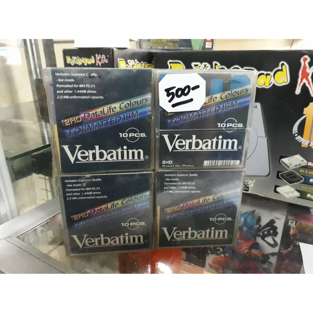 Verbatim Diskette unused sealed PRICE: 500 per Pack of 10pcs.. (9 ...