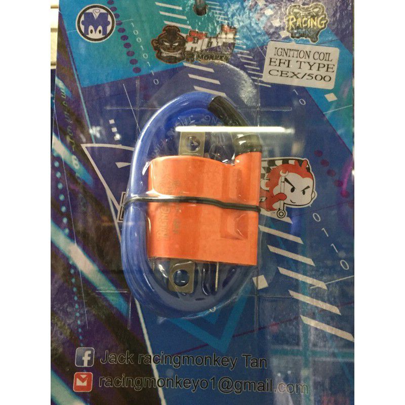 RACING MONKEY IGNITION COIL UNIVERSAL EFI TYPE | Shopee Philippines