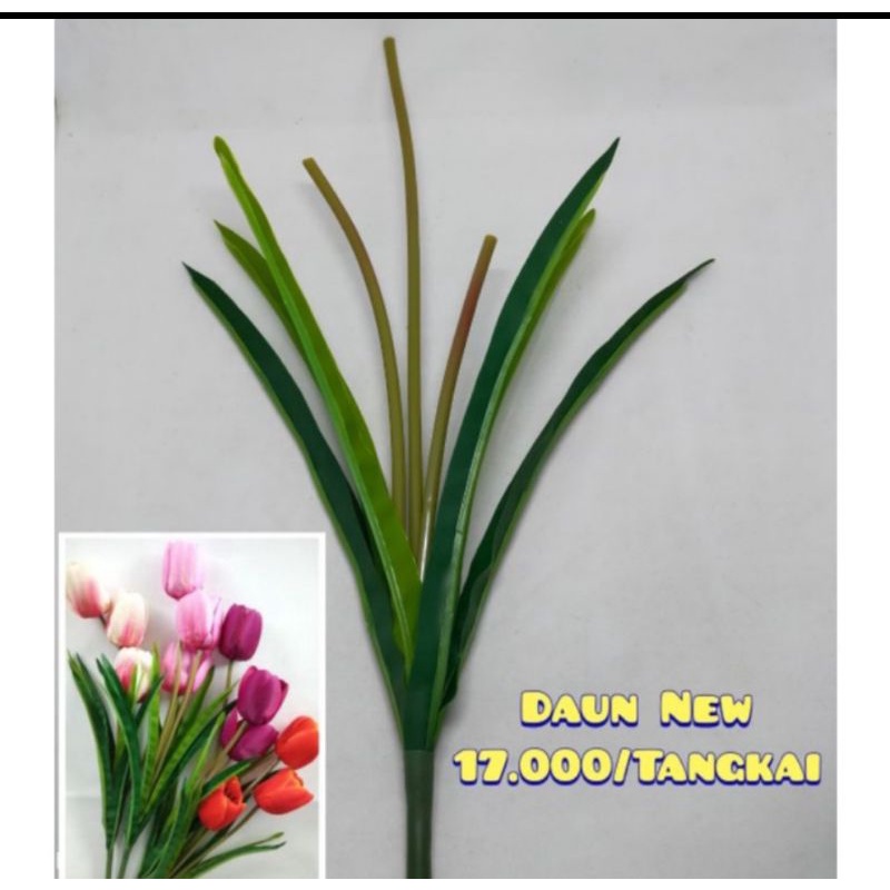 Artificial Tulip Flower Stems Flower Stem Leaves | Shopee Philippines