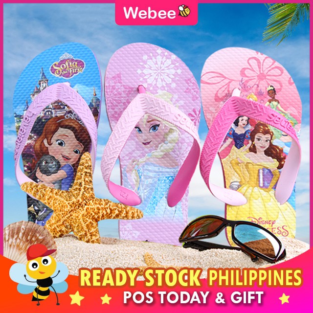 WEBEE Girls Summer washable Slippers for kids girls(add one size ...
