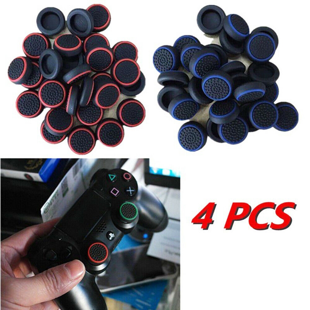 4pcs Stick Grip Caps Controller Thumb Stick Grip Joystick for PS3 PS4 ...