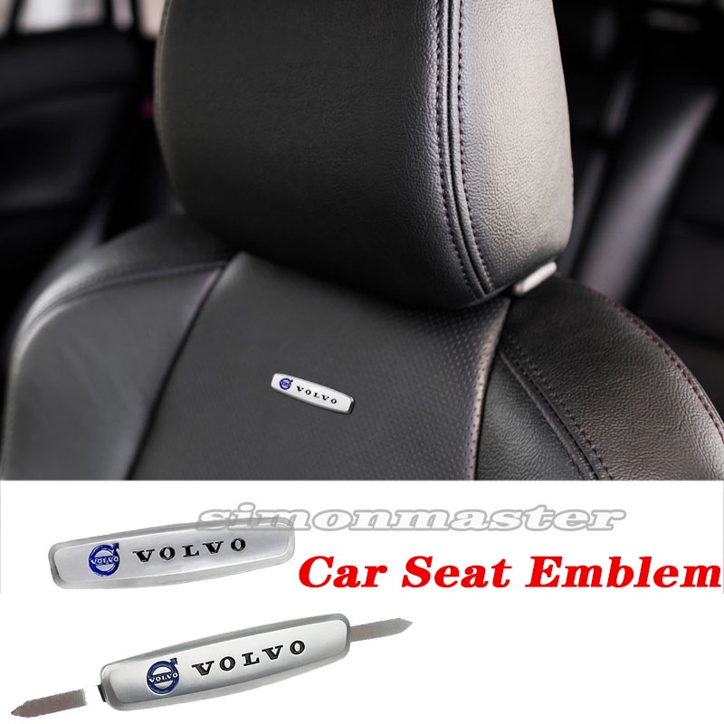 1PC Metal Car Seat Logo Emblem Sticker Auto Chair Label Decorative ...