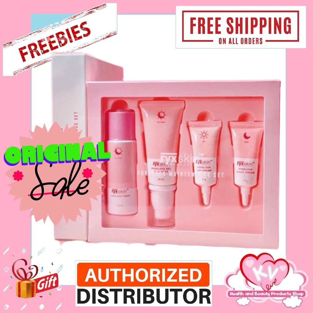 Authentic with FREEBIE RYX PORELESS MAINTENANCE SET NEW PACKAGING (KV04 ...