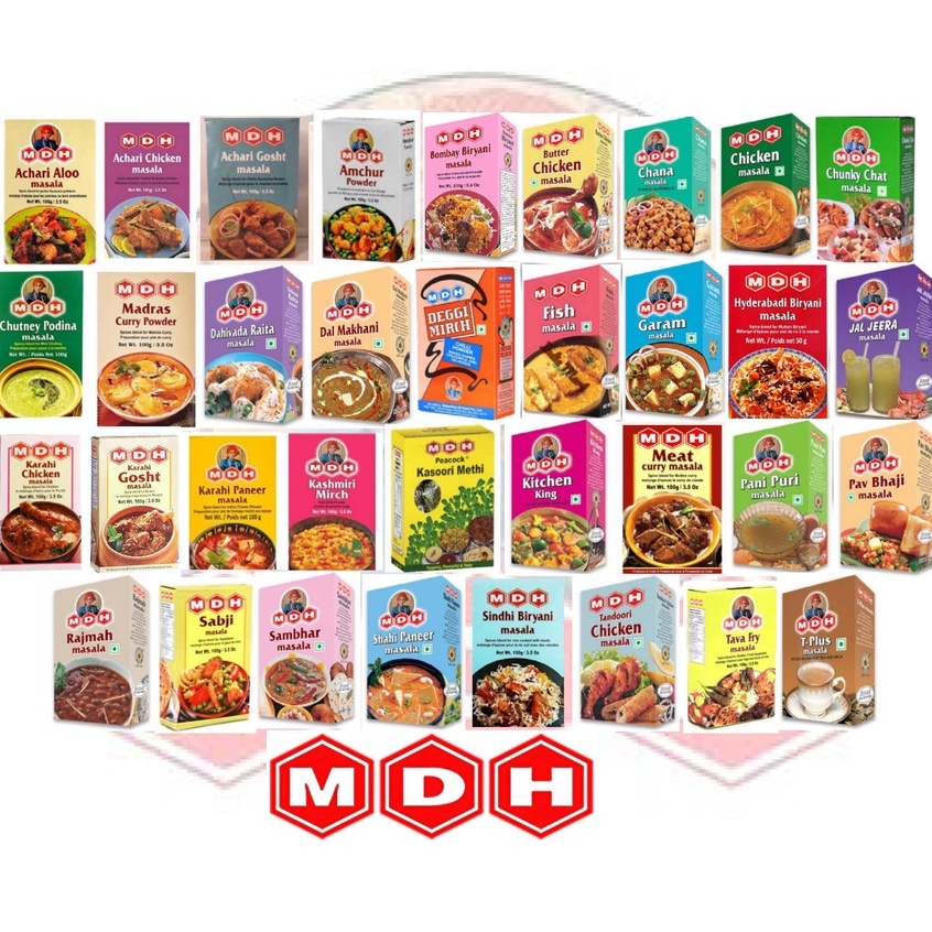 All MDH Masala-King of Indian Spices 100g | Shopee Philippines